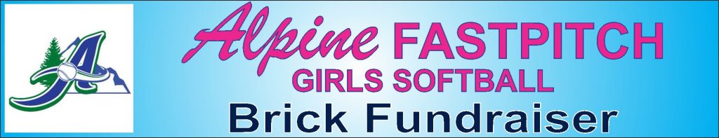 Alpine Fastpitch Girsl Softball Brick Fundraiser