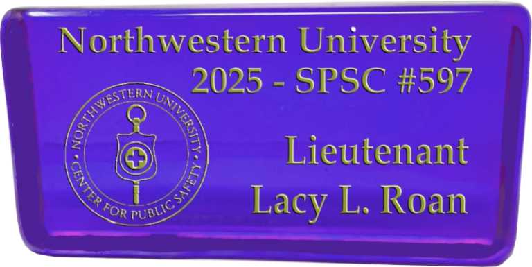 Northwestern Center for Public Safety Class Bricks